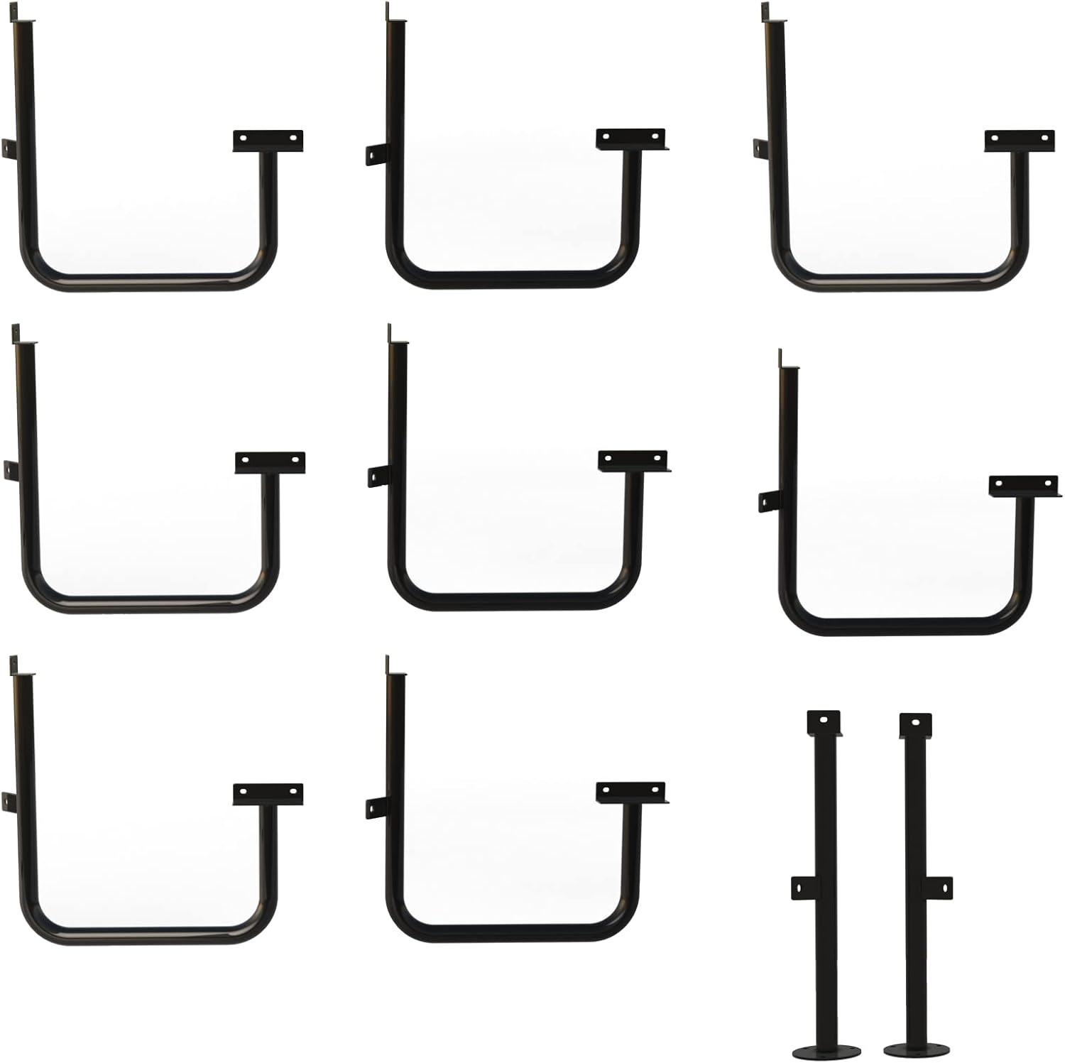 Picnic Table - Round / Square - Black - Legs Only – OUTTANS